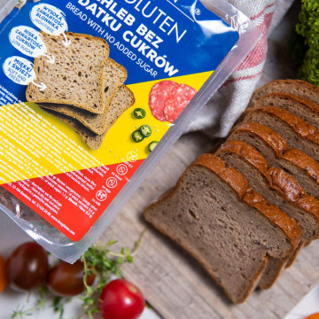 Chleb bez dodatku cukrów bezglutenowy 350 g BEZGLUTEN - Bezgluten.pl